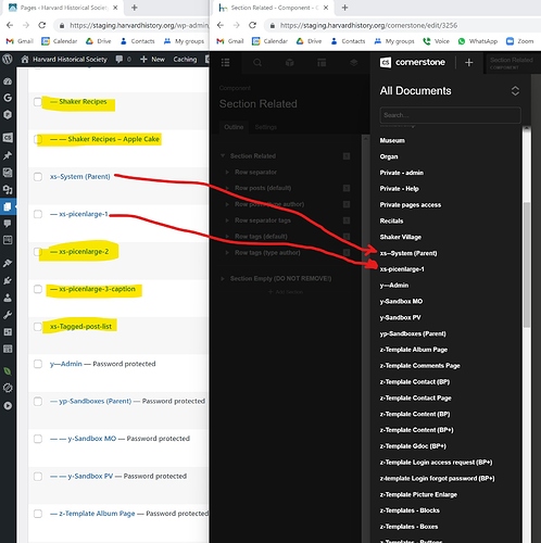 Some Pages Not Showing Up In List Of Assets Support Themeco Forum