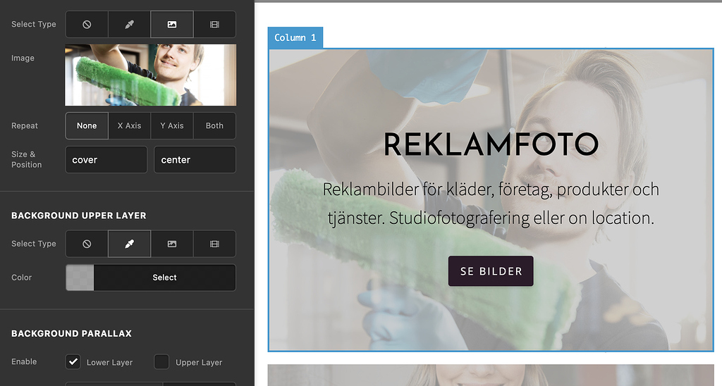 Change background upper layer opacity on hover - Support - Themeco Forum