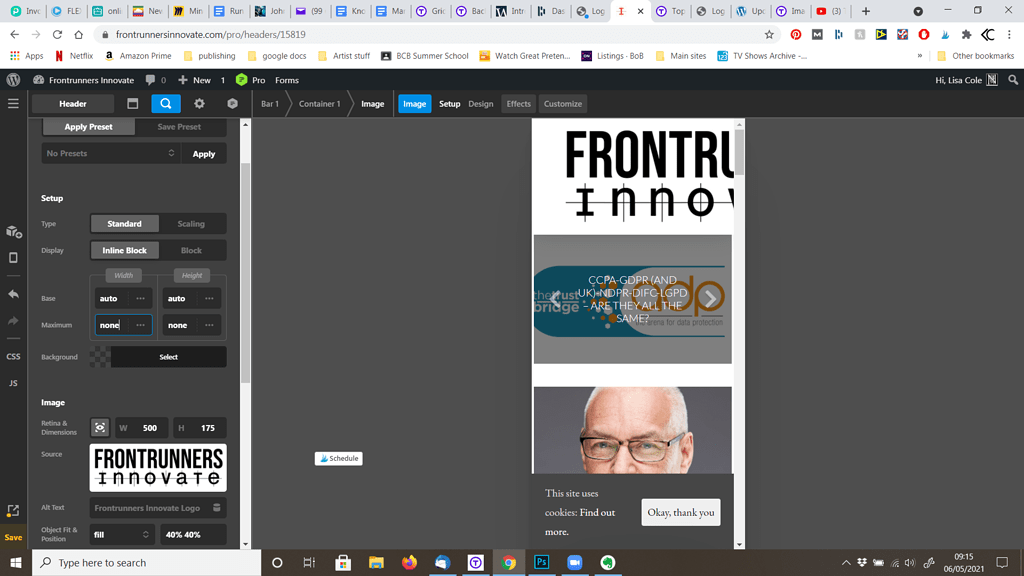 Image setup for responsive headers in pro - Support - Themeco Forum