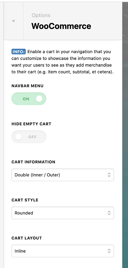 Pro Navbar Shopping Cart - Support - Themeco Forum