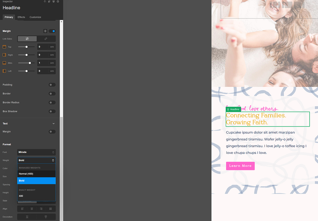 Custom Font Bold - Support - Themeco Forum