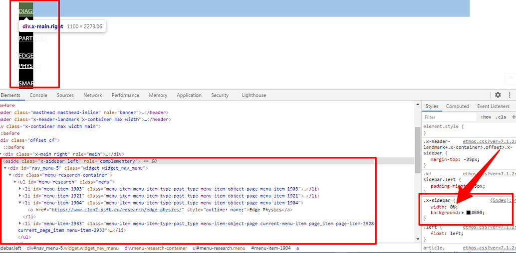 Sidebar not working on "Layout-Sidebar left, content right" - Support ...
