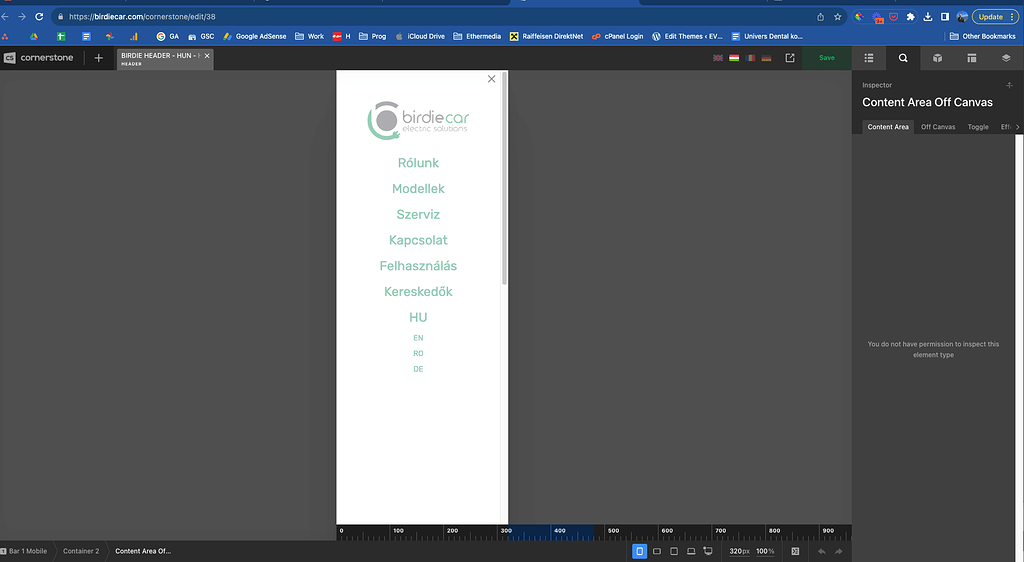 Issue with accessing header element in header builder - Support - Themeco Forum