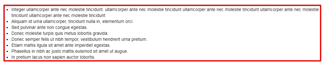 Align the second line in HTML Bullet point list - Support - Themeco Forum